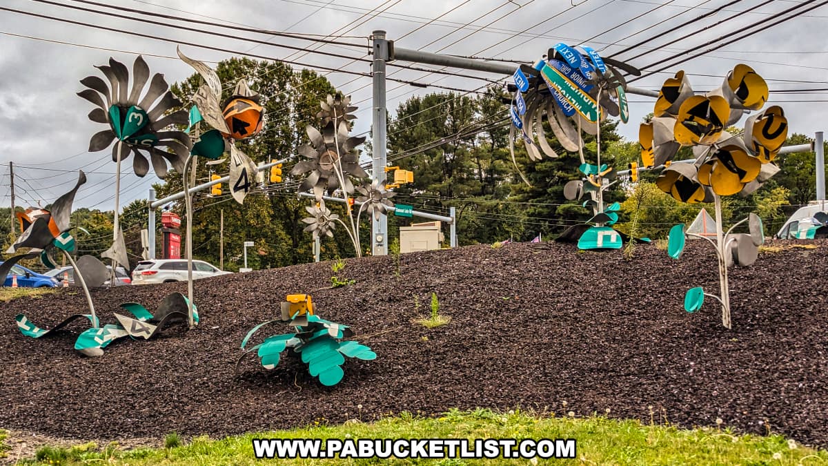Exploring the PennDOT Road Sign Sculpture Garden in Meadville - PA ...