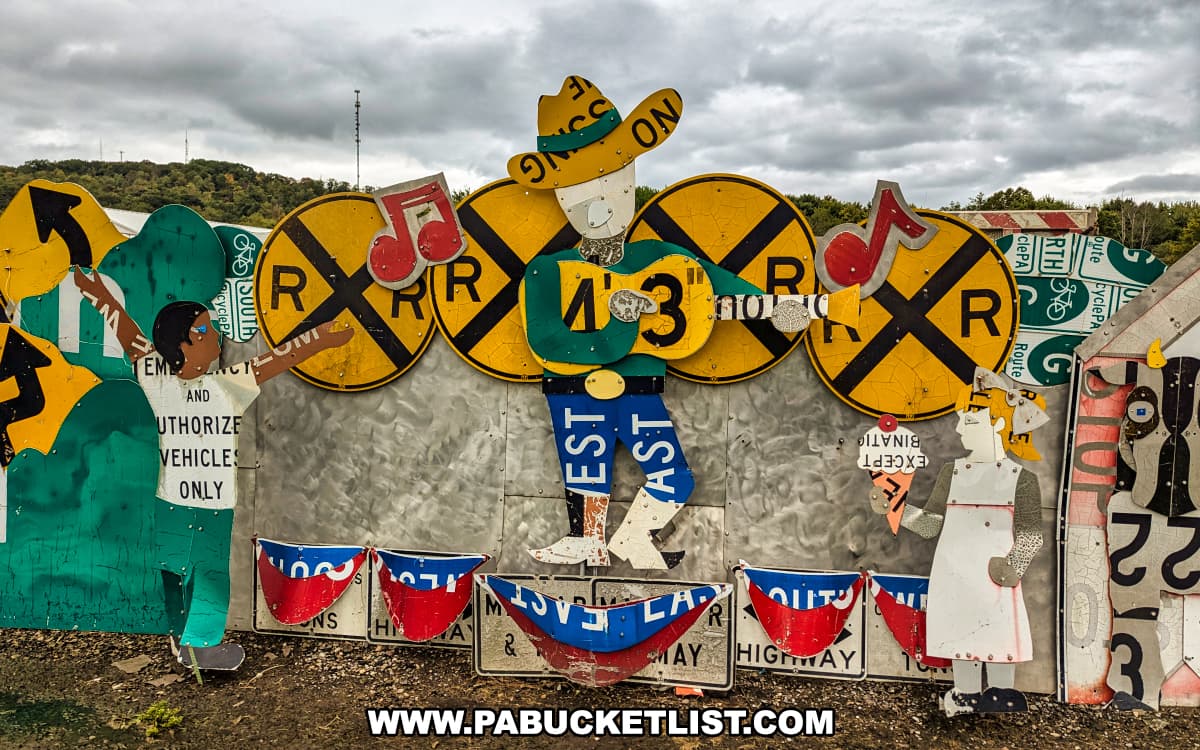 Exploring the PennDOT Road Sign Sculpture Garden in Meadville - PA ...