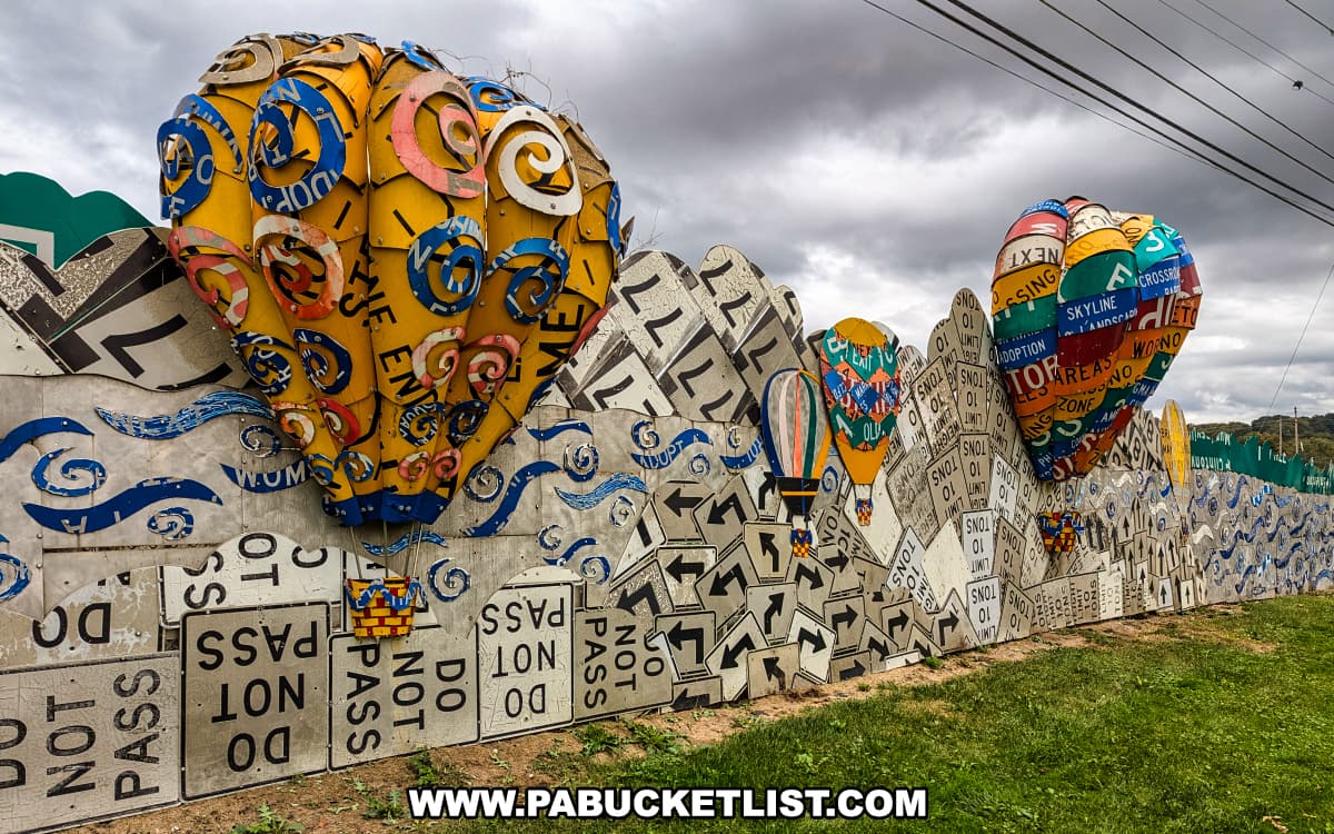Exploring the PennDOT Road Sign Sculpture Garden in Meadville - PA ...