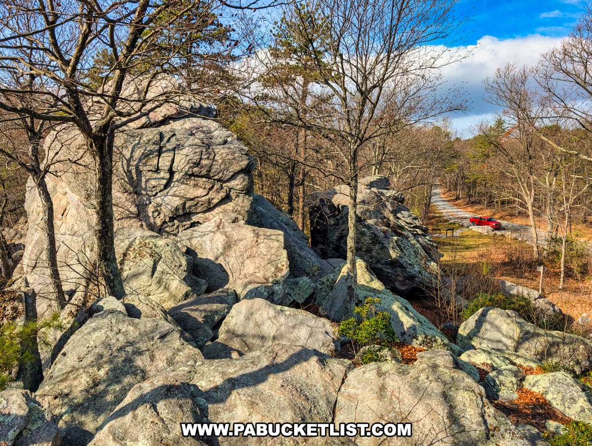Exploring Hammonds Rocks in Cumberland County - PA Bucket List