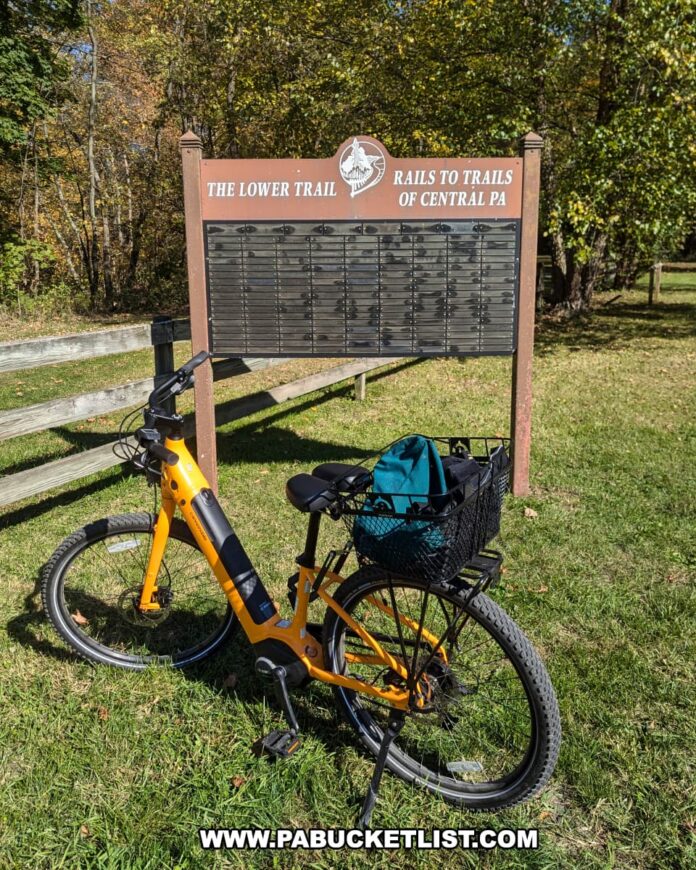 Biking the Lower Trail in Blair and Huntingdon Counties - PA Bucket List