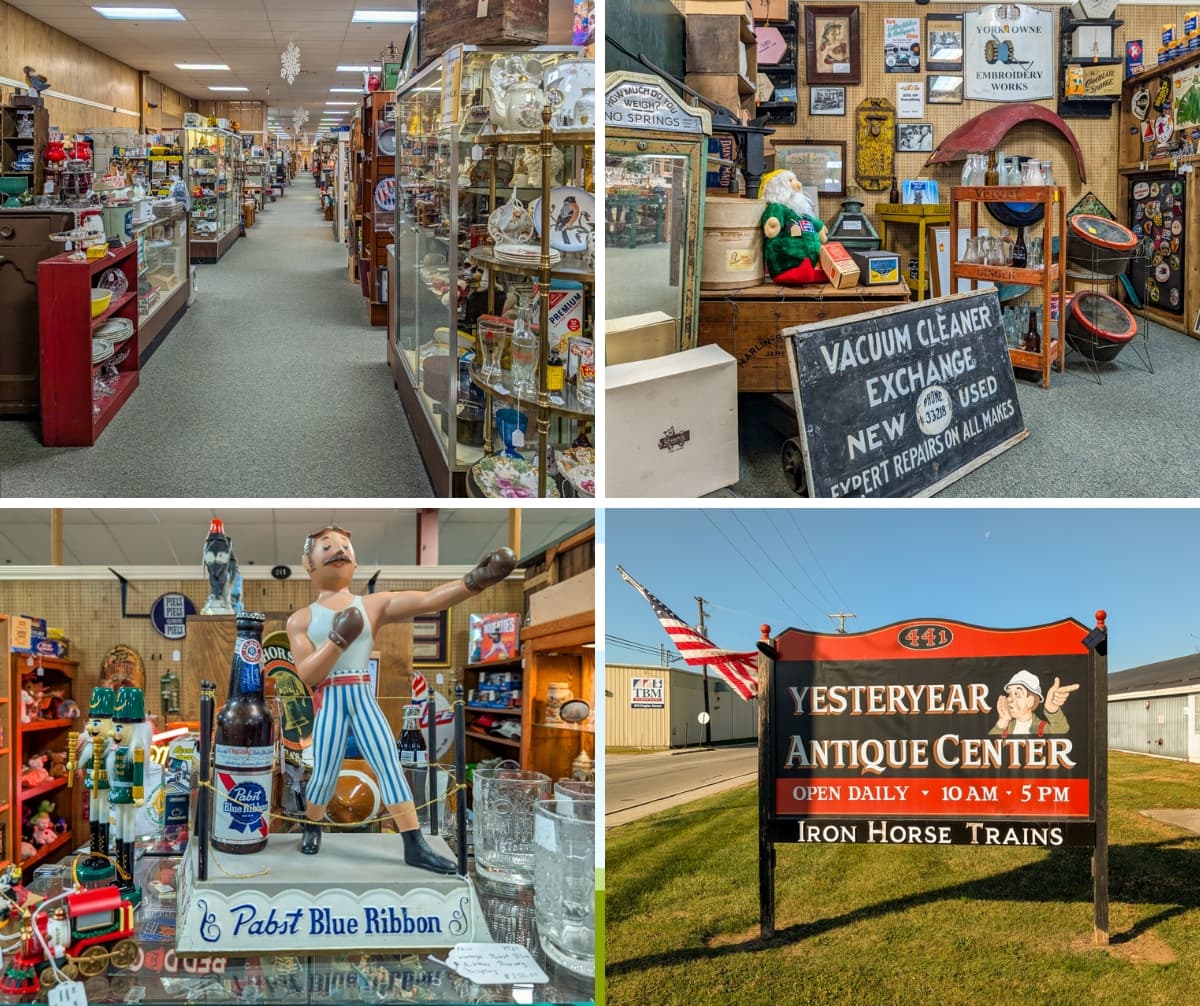 Exploring Yesteryear Antique Center in York County - PA Bucket List
