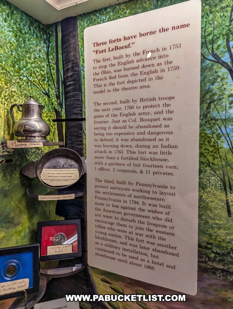 Exploring the Fort LeBoeuf Museum in Erie County - PA Bucket List