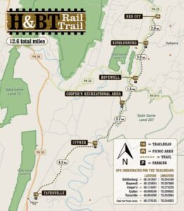 Biking the Huntingdon and Broad Top Rail Trail in Bedford County - PA ...