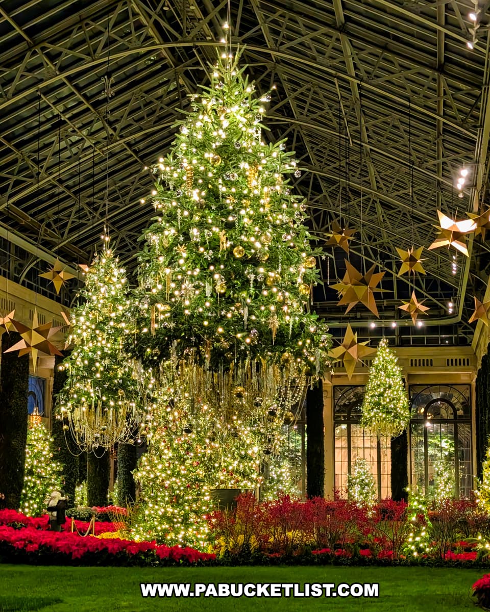 Christmas at Longwood Gardens | Festive Lights & Floral Delights