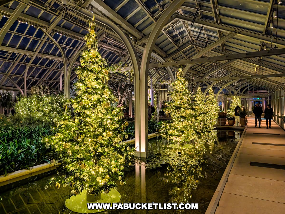Christmas at Longwood Gardens | Festive Lights & Floral Delights