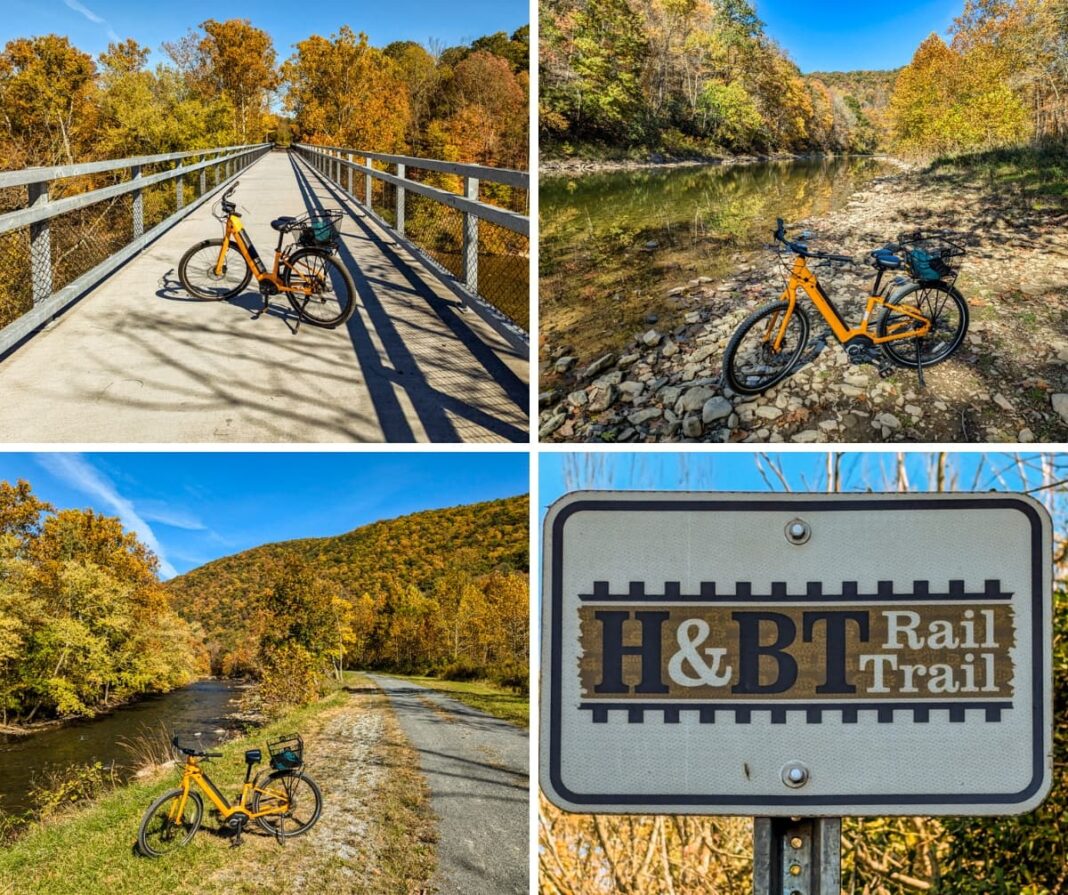 Biking the Huntingdon and Broad Top Rail Trail in Bedford County - PA ...