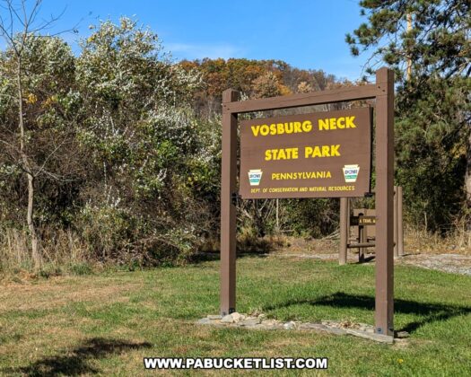 Exploring Vosburg Neck State Park in Wyoming County - PA Bucket List