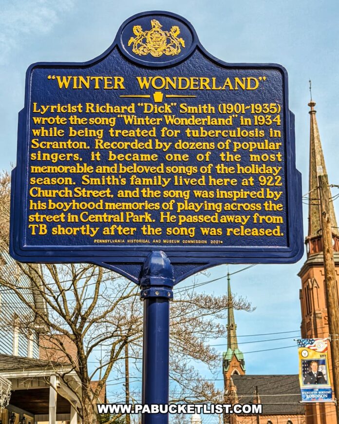 Uncovering the Pennsylvania Roots of "Winter Wonderland" - PA Bucket List