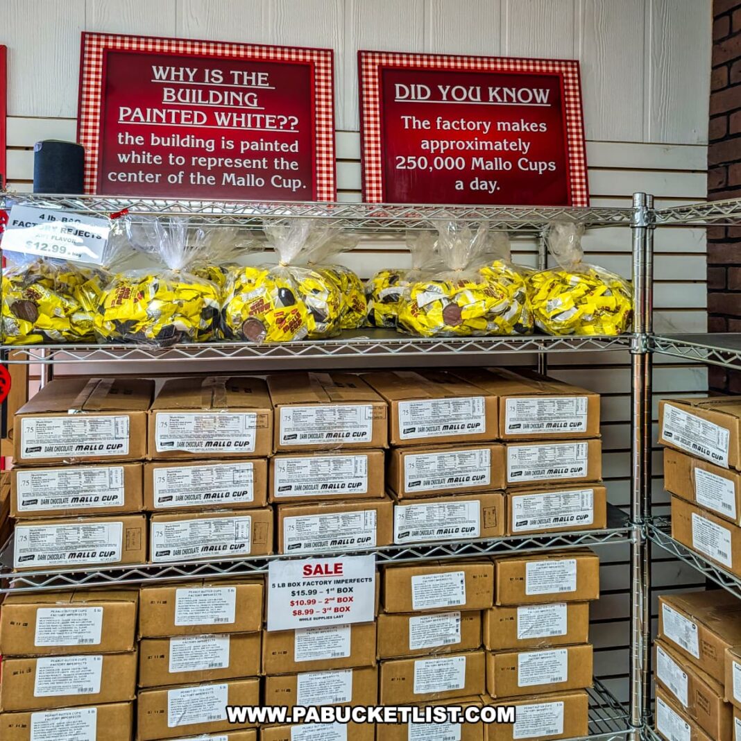 Visiting the Boyer Candy Factory Outlet in Blair County - PA Bucket List