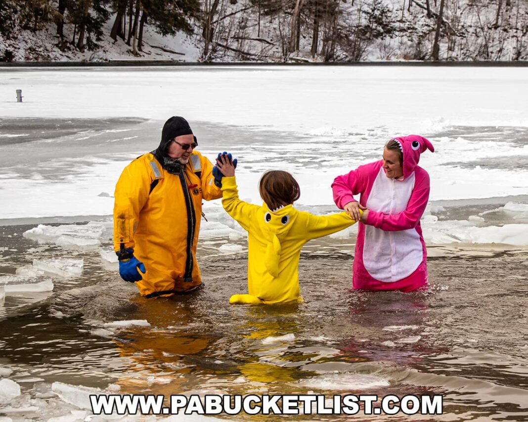Attending the Polar Plunge at Greenwood Furnace State Park - PA Bucket List