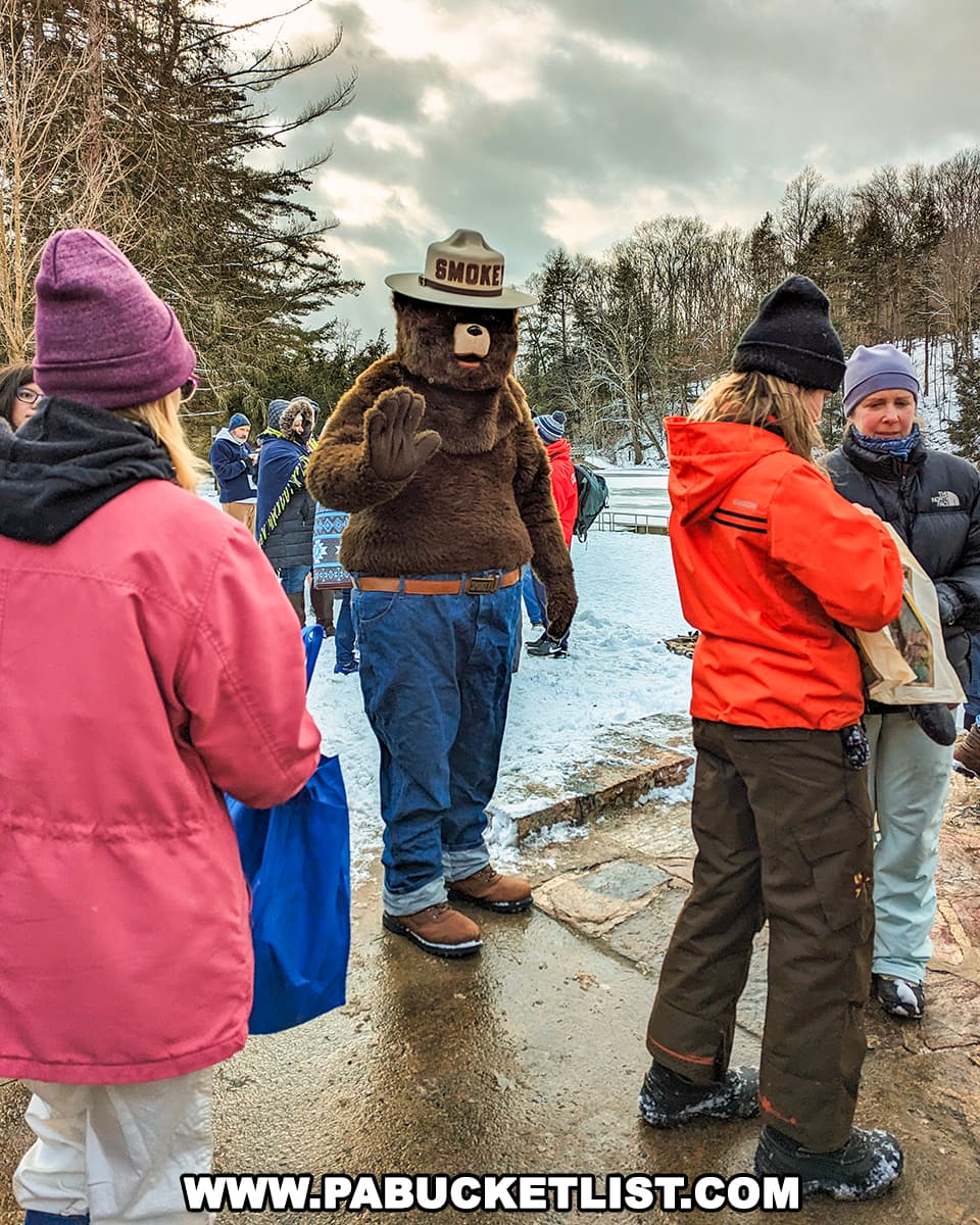 Attending the Polar Plunge at Greenwood Furnace State Park - PA Bucket List