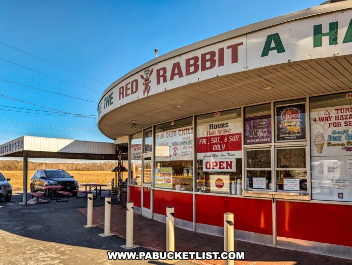 The Red Rabbit Drive-In | Nostalgic Eats Along Route 322 - PA Bucket List