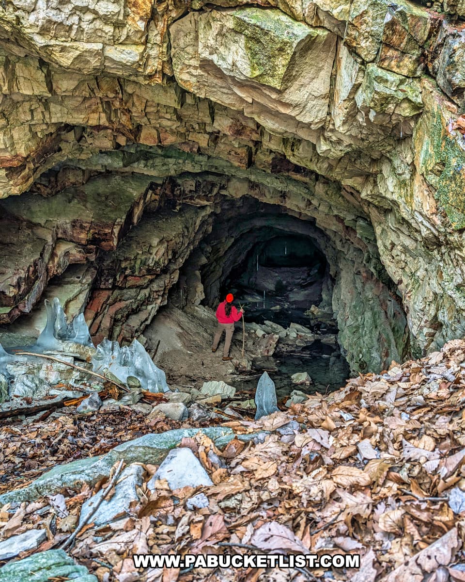 Exploring an Abandoned Railroad Tunnel in Perry County - PA Bucket List