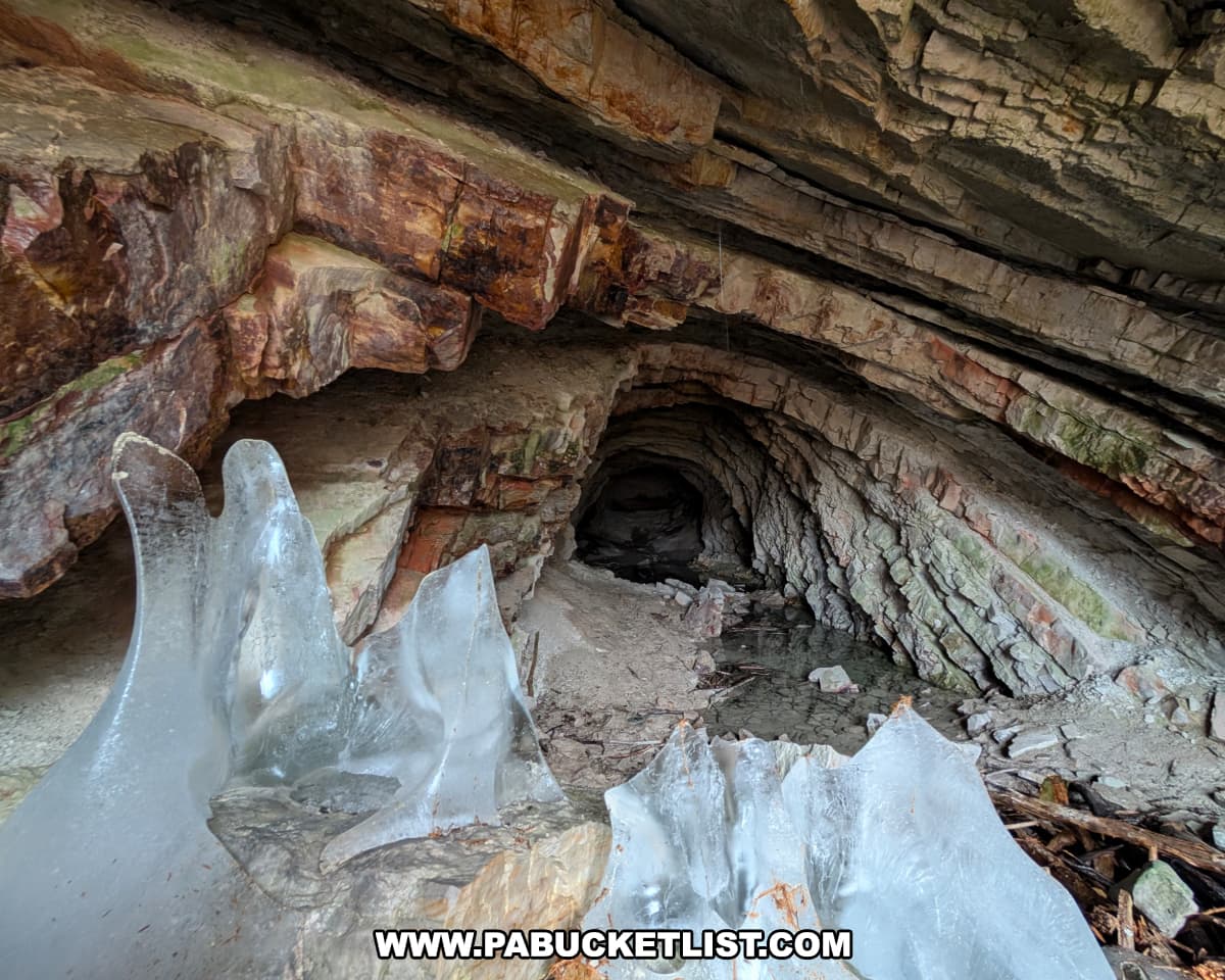 Exploring an Abandoned Railroad Tunnel in Perry County - PA Bucket List