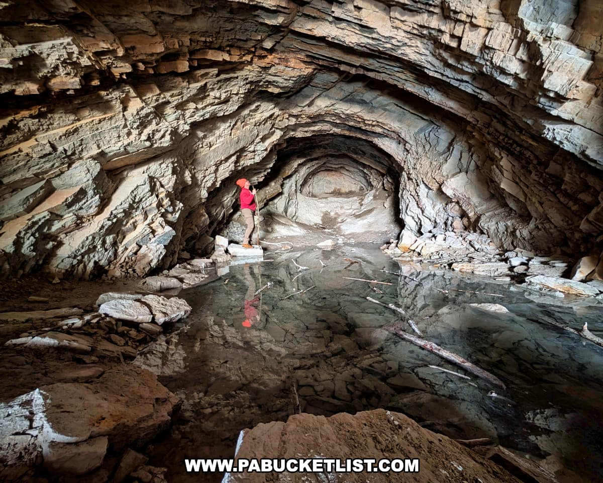 Exploring an Abandoned Railroad Tunnel in Perry County - PA Bucket List