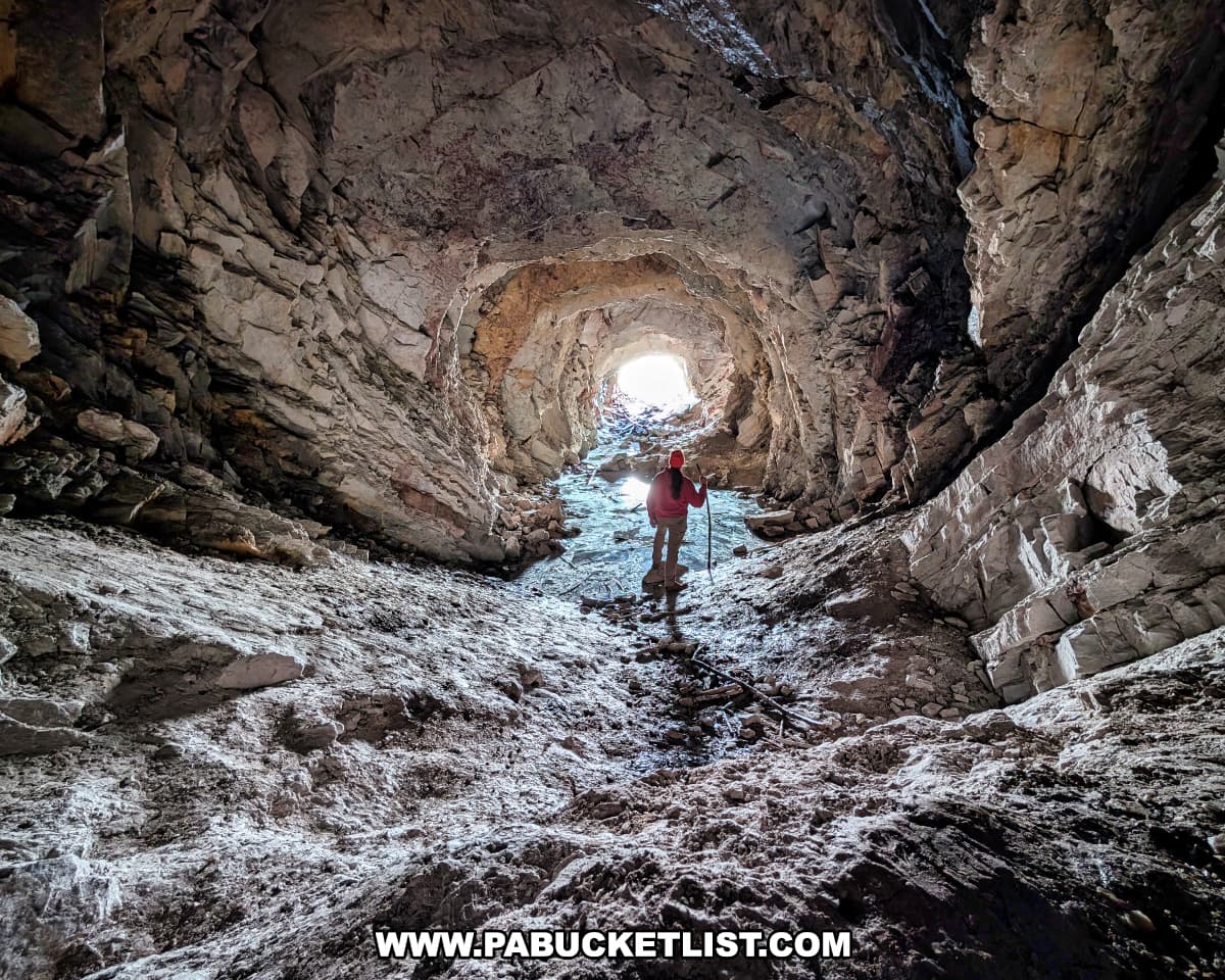 Exploring an Abandoned Railroad Tunnel in Perry County - PA Bucket List