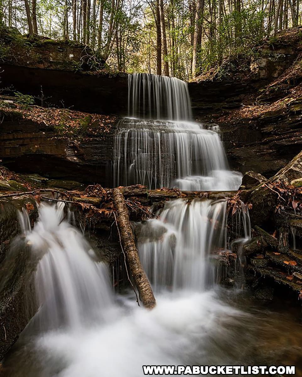 How to Find Round Island Run Falls in the Sproul State Forest