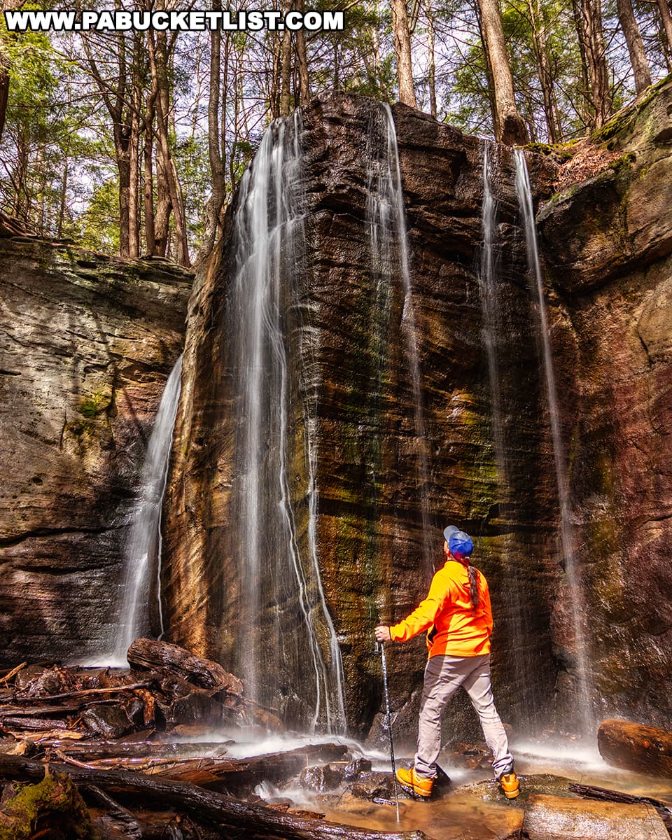 Exploring Hector Falls in Warren County - PA Bucket List
