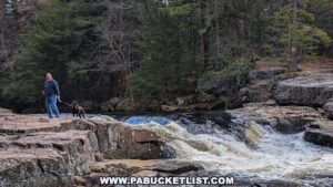 Exploring Tobyhanna Falls in Monroe County