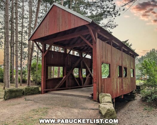 Visiting McClurg Covered Bridge in Washington County - PA Bucket List